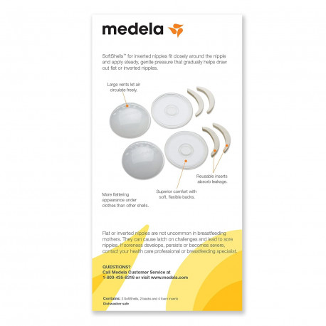 Medela SoftShells for Inverted Nipples - Amedsupplies.com